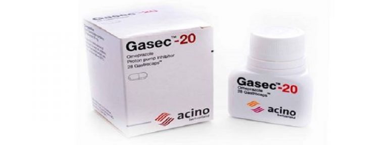 كبسولات Gasec 20 لعلاج قرحة المعدة والحموضة | ويكي مصر